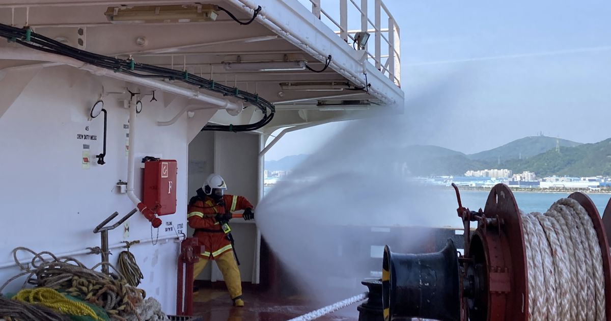 Stolt Concept joins Ulsan Port Authority for safety drill | News | News & insights | Stolt-Nielsen