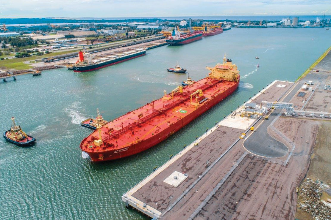 Port of Newcastle welcomes its largest-ever fuel tanker | News | News ...
